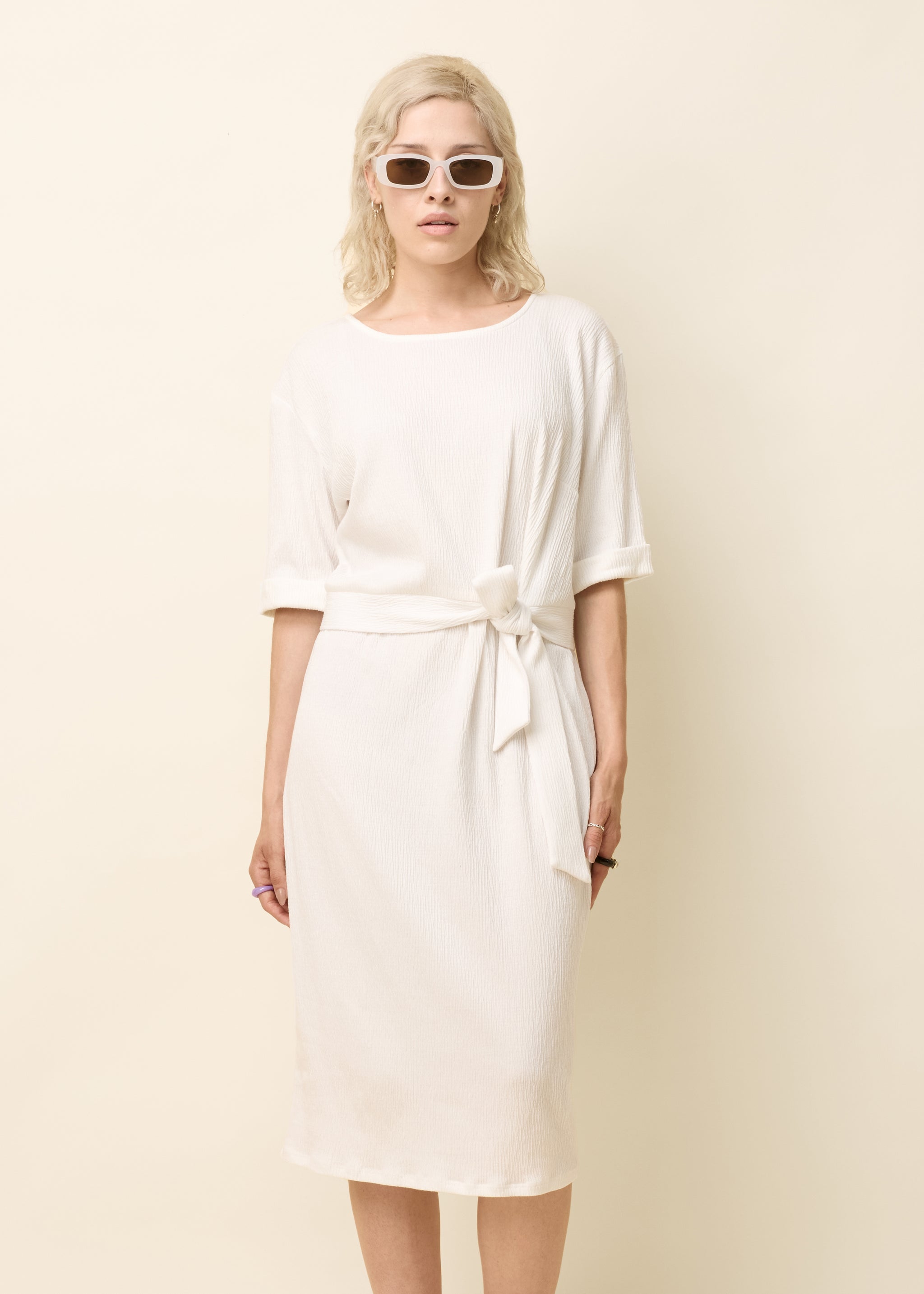 AZIZA Dress - Off White | Cokluch
